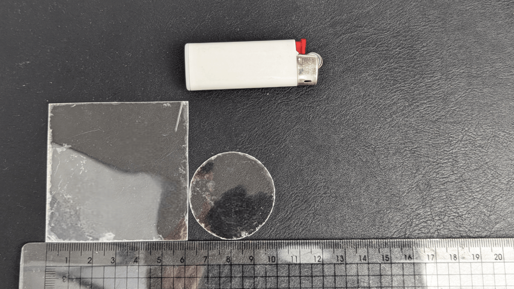 Square and Circle of Serenity Mica Disc (Mica Plate)- minimise burnt n ...