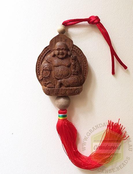 Mi Le Happy Buddha Car Decor - Grandawood- Agarwood